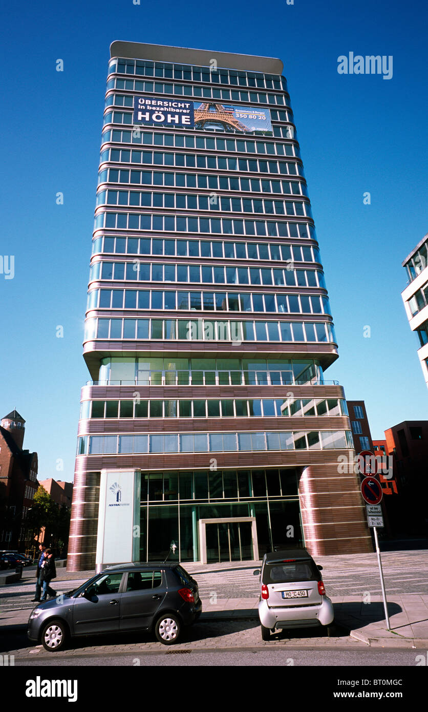 The Astraturm (ASTRA Tower) of the so called Hafenkrone (Harbour Crown ...