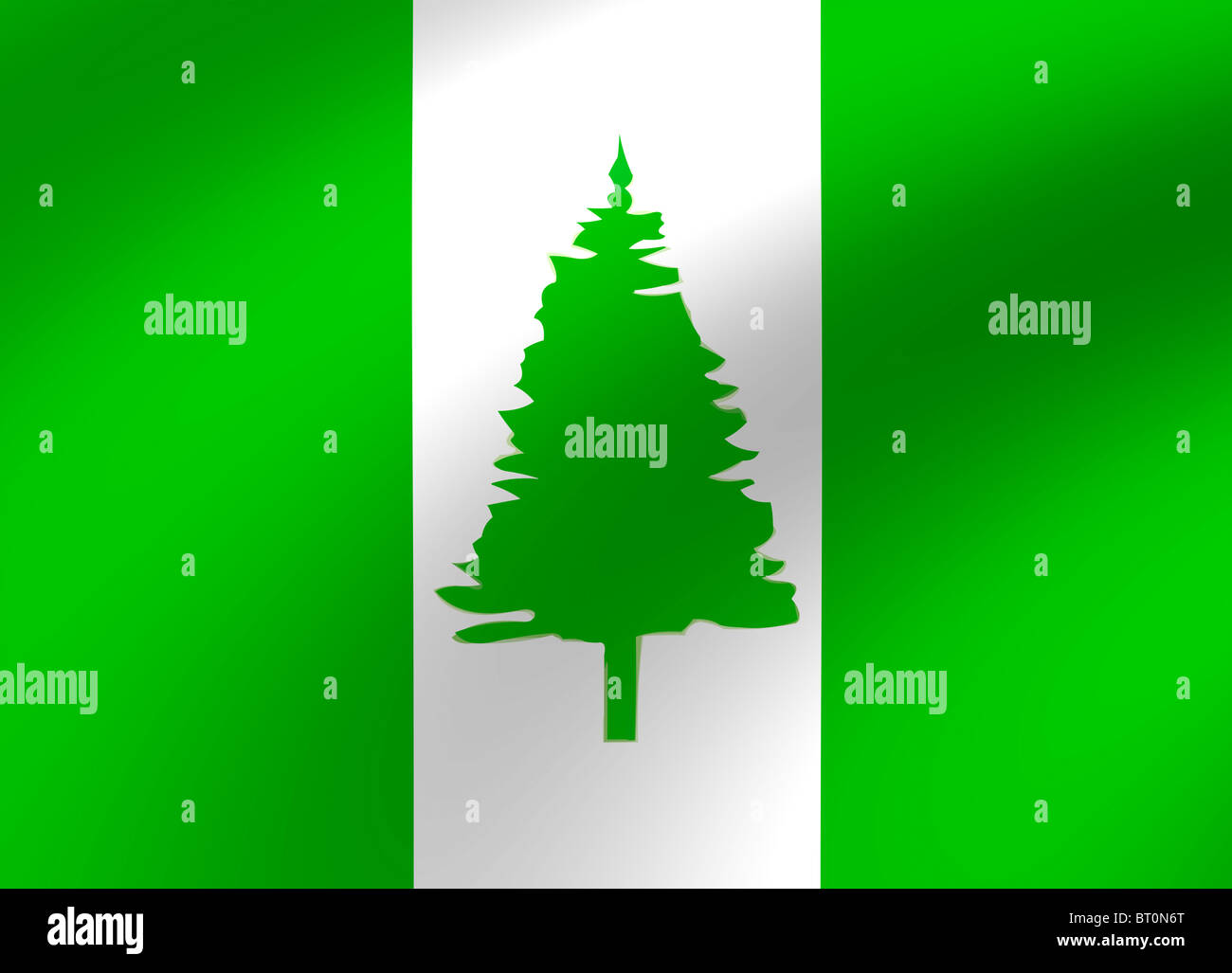 Norfolk Island flag Stock Photo - Alamy