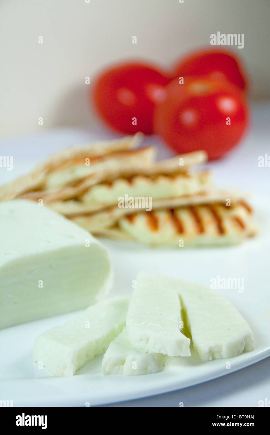 Cypriot Halloumi Cheese Stock Photo - Alamy
