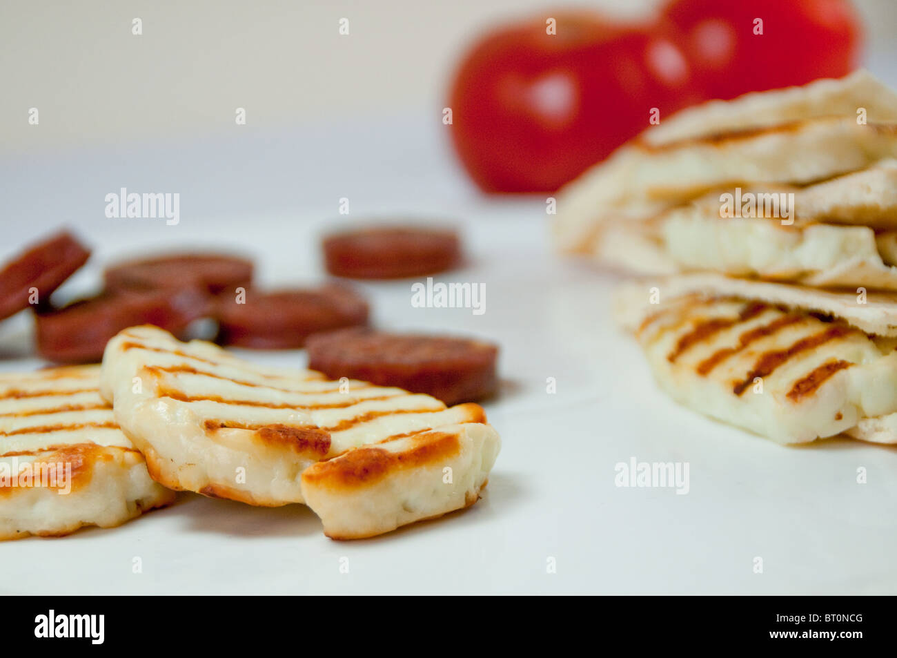 Cypriot Halloumi Cheese Stock Photo - Alamy