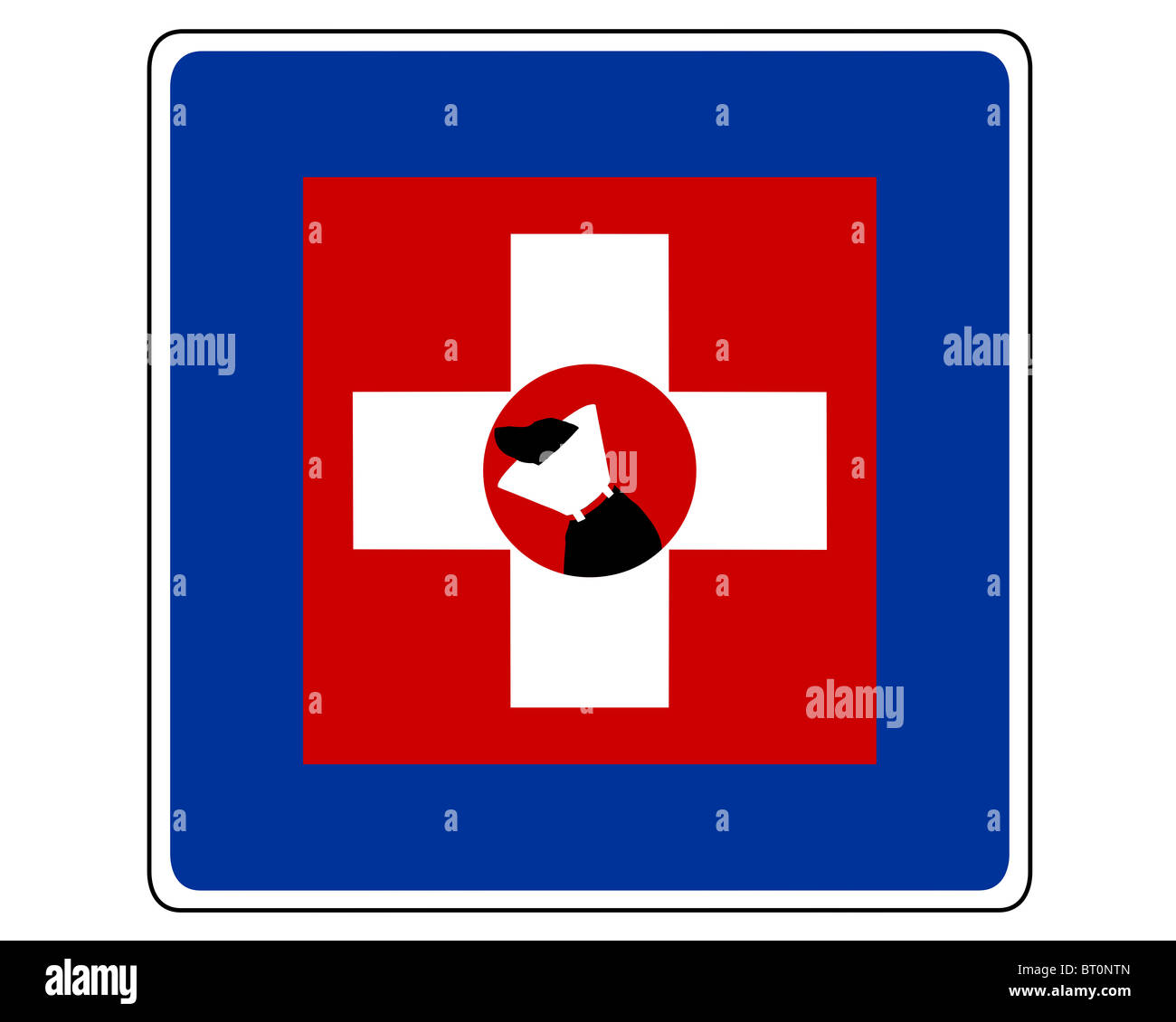 Traffic sign for dogs Stock Photo - Alamy