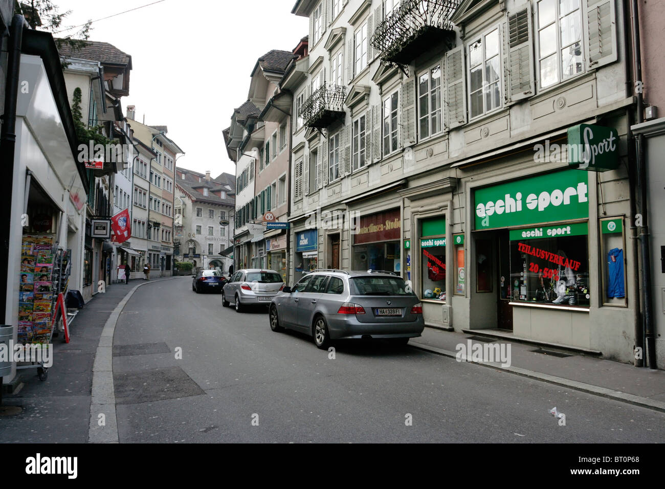 Street in Lucerne, Switzerland Stock Photo - Alamy