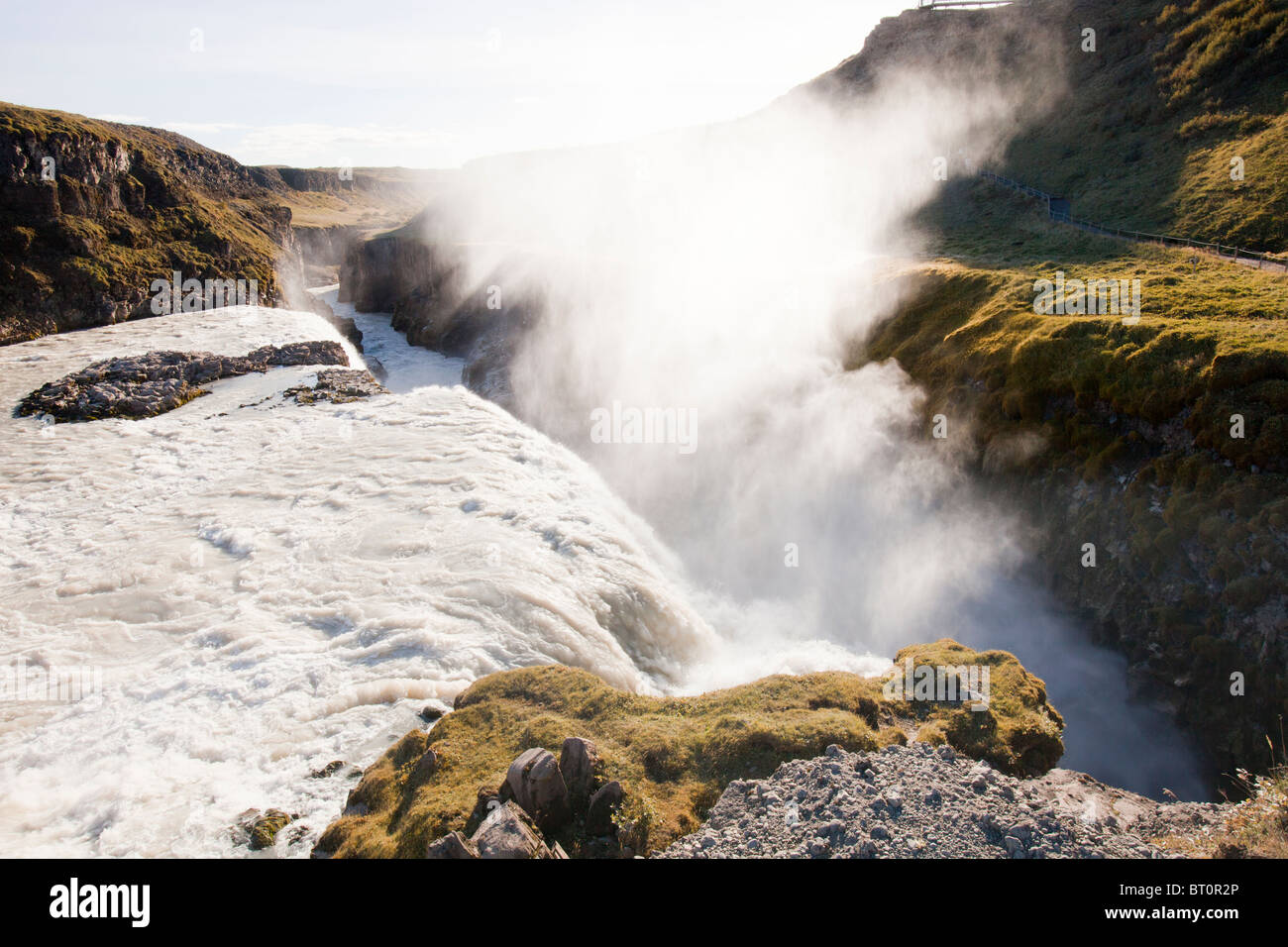 Gullfoss, Icelands most famous and arguably most impressive waterfall ...