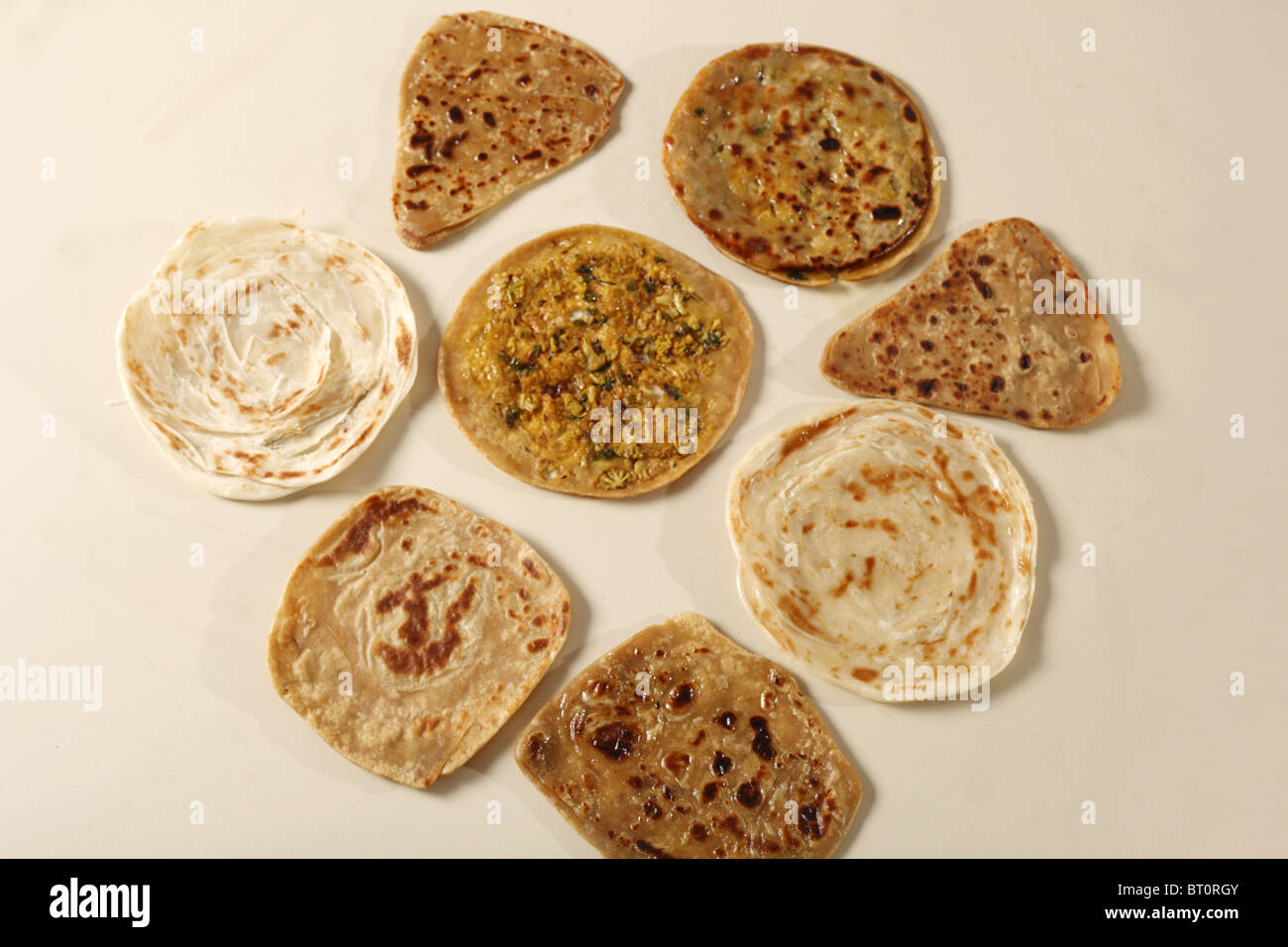 Vegetarian parathas hi-res stock photography and images - Alamy
