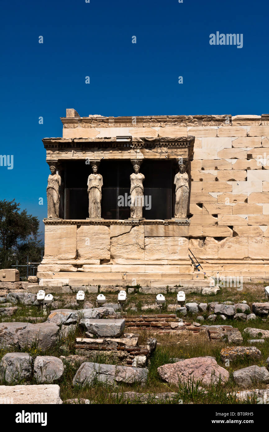 One of the temples in Acropolis. Temple of Athina Stock Photo - Alamy