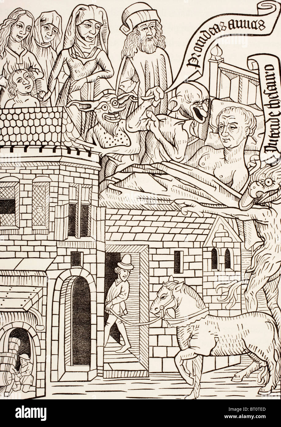 Whispering devil hi-res stock photography and images - Alamy