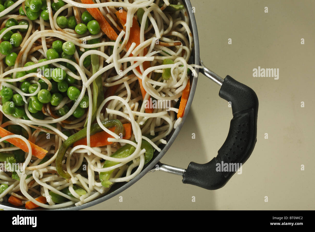 A noodle is a type of food with a thin and elongated shape made from ...