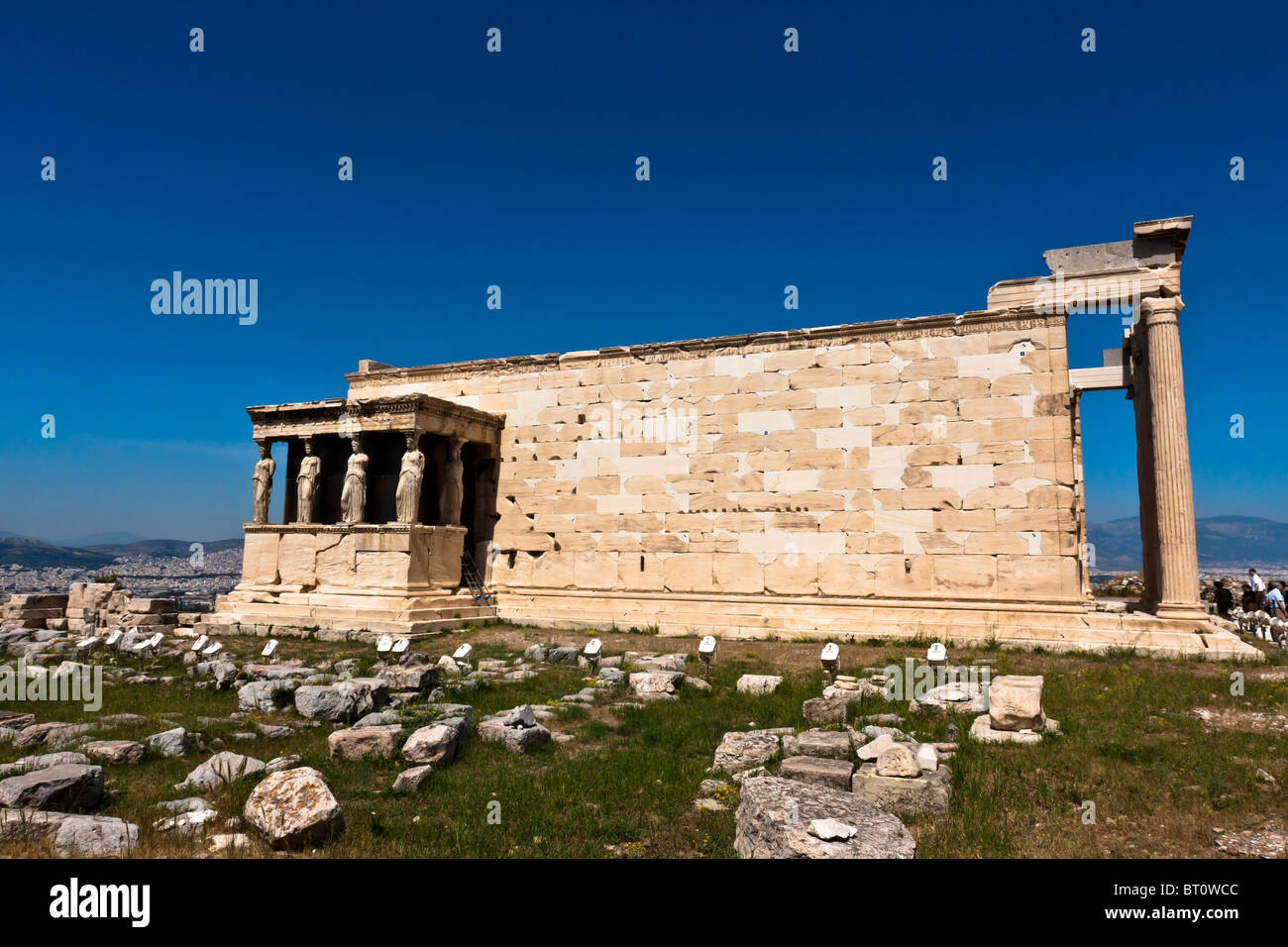 One of the temples in Acropolis. Temple of Athina Stock Photo - Alamy
