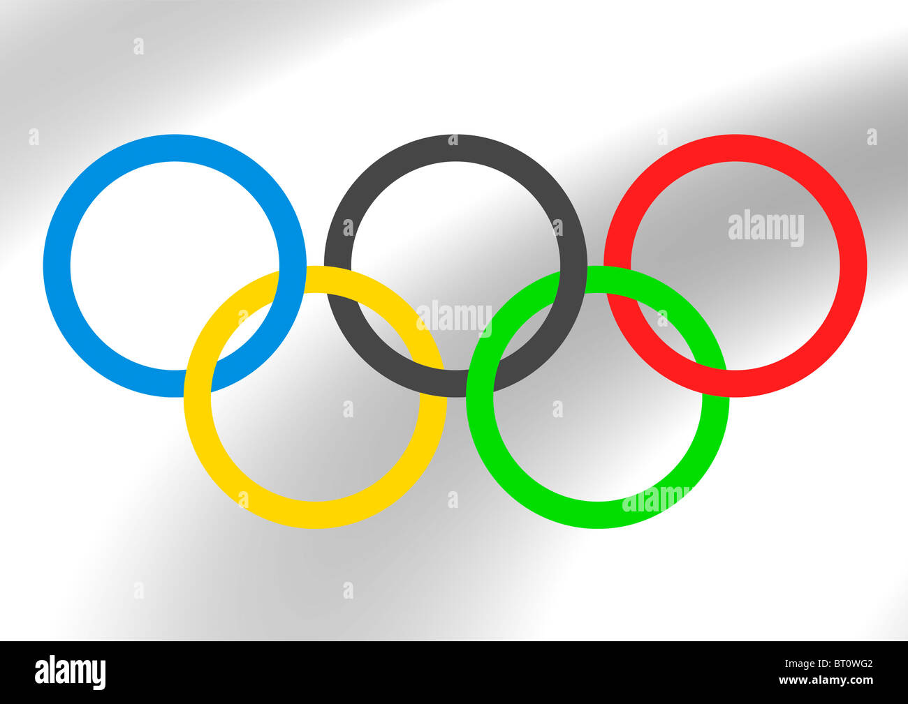Olympic Movement Games flag Stock Photo - Alamy