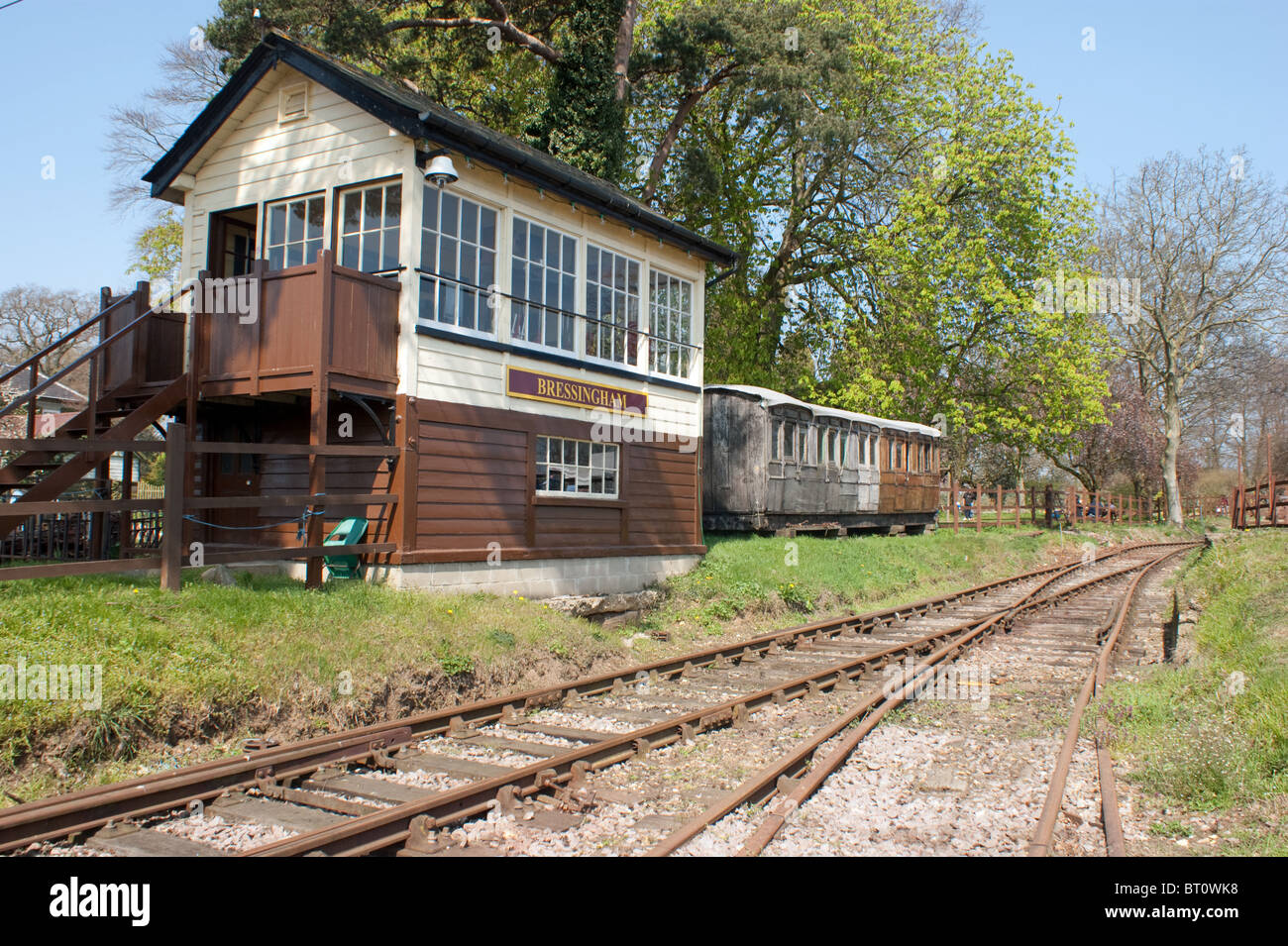 Bressingham Steam museum Stock Photo - Alamy