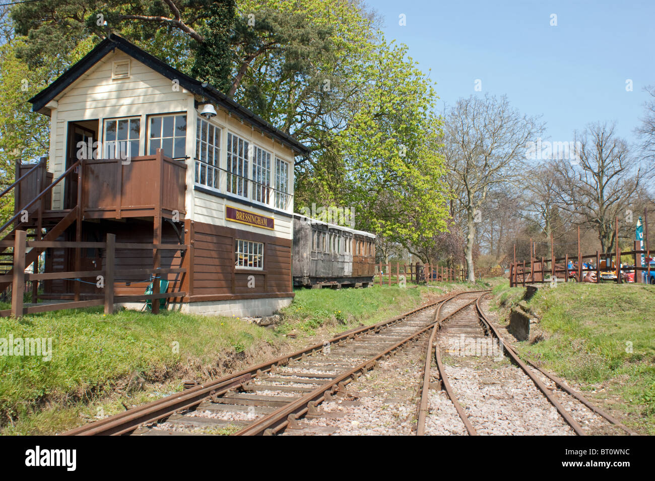 Bressingham Steam museum Stock Photo - Alamy