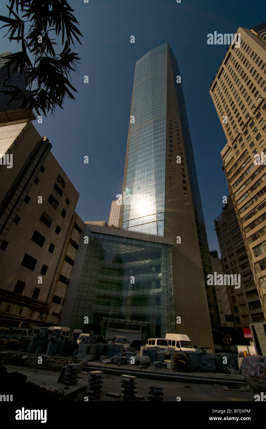 New skyscrapers dominate the skyline of downtown Nanjing Stock Photo ...
