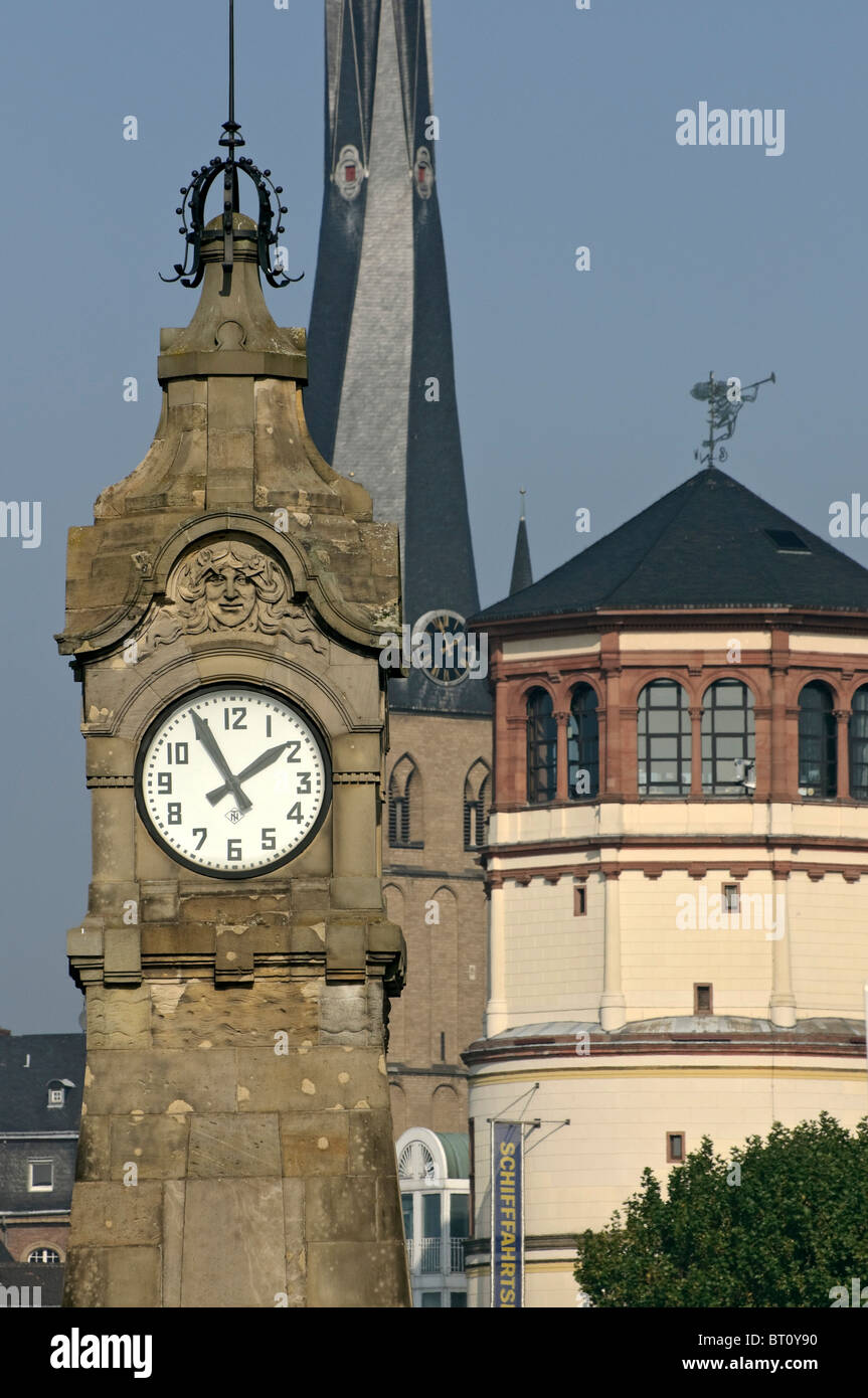 Clock tower dusseldorf hi-res stock photography and images - Alamy