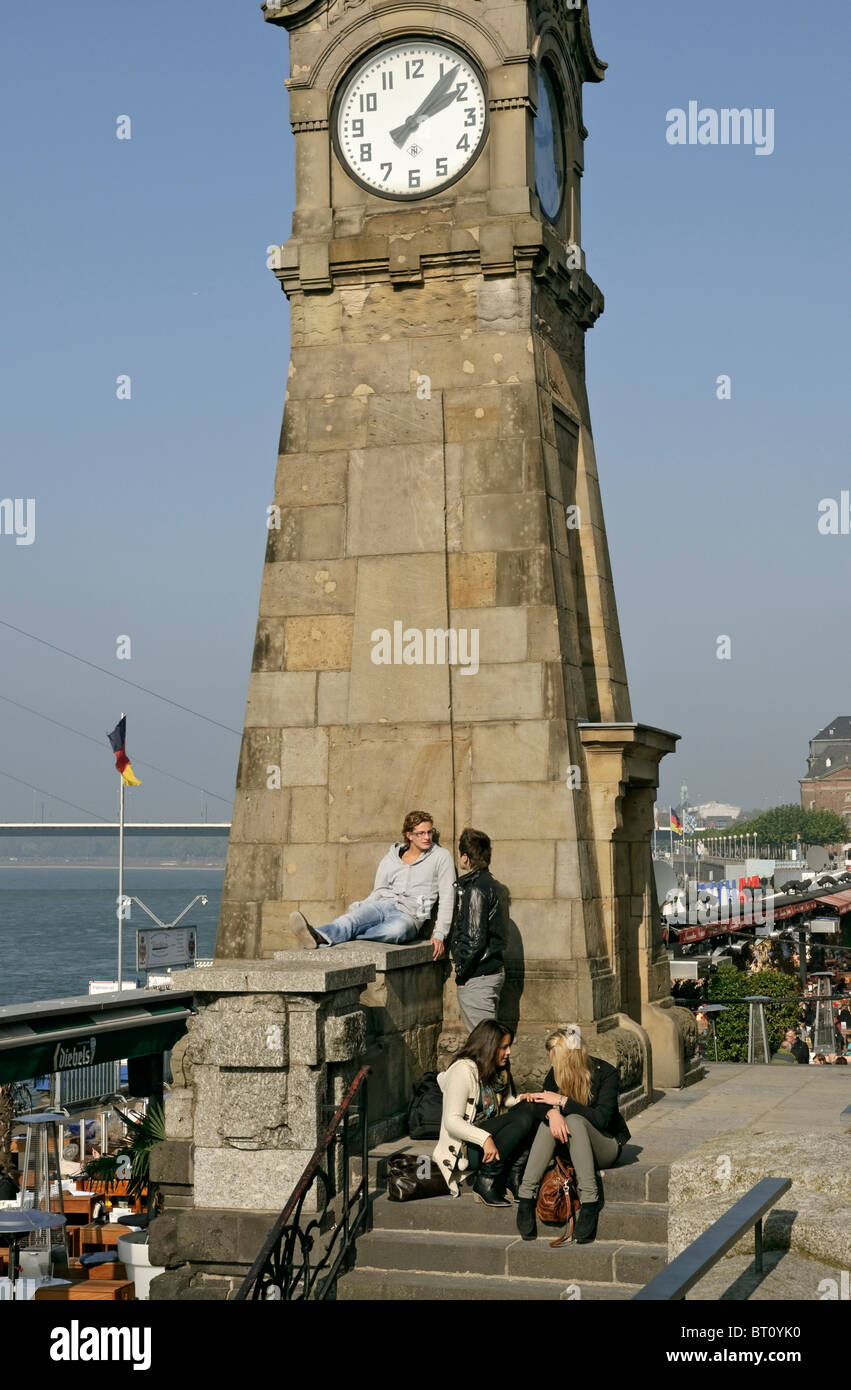 Clock tower dusseldorf hi-res stock photography and images - Alamy