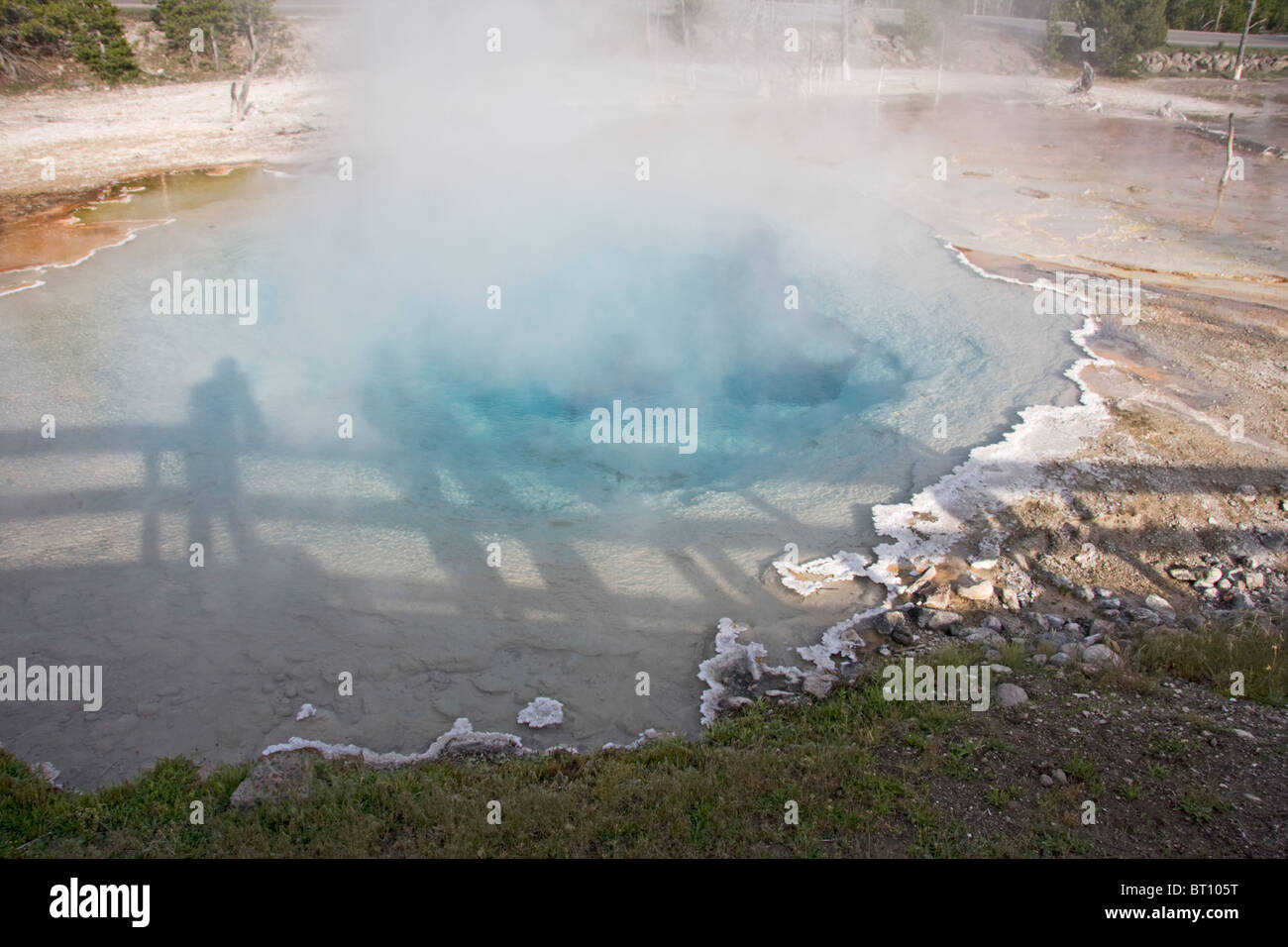 Silex Spring, Fountain Paint Pot, Yellowstone National Park, USA Stock ...