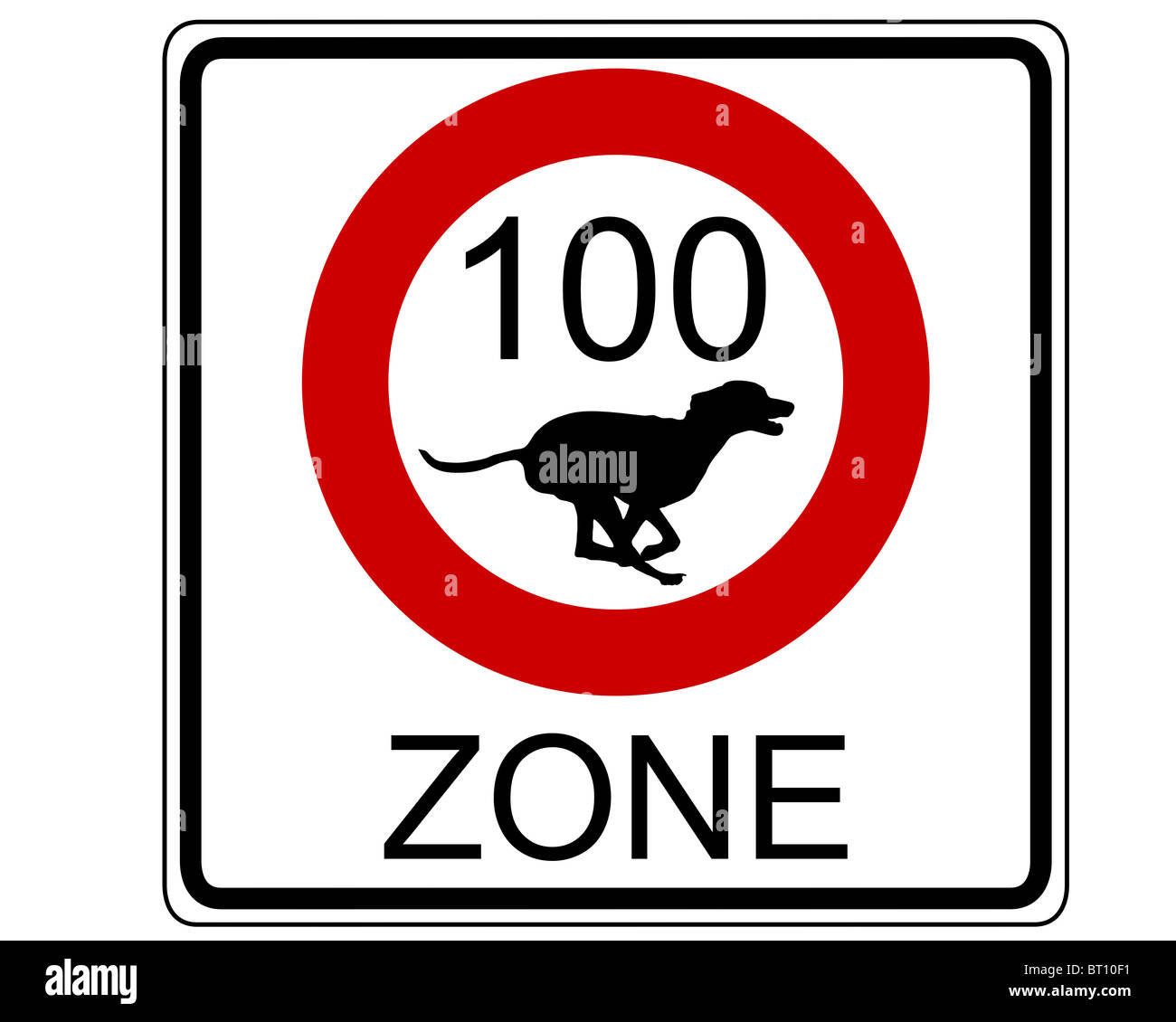 Traffic sign for dogs Stock Photo - Alamy