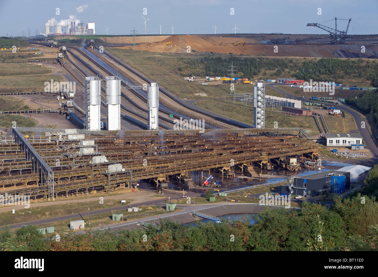 Open-cast coal mine, Germany Stock Photo - Alamy