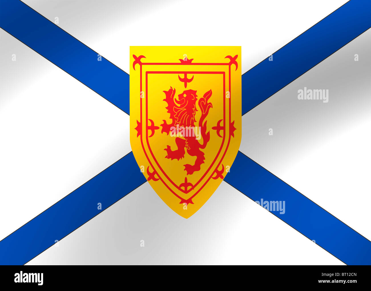 Nova Scotia flag Stock Photo - Alamy