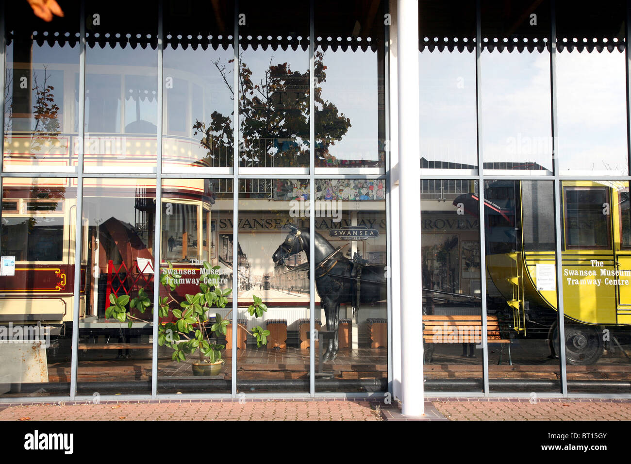Swansea Museums' Tram Shed, , Wales UK. All that's left of the worlds ...