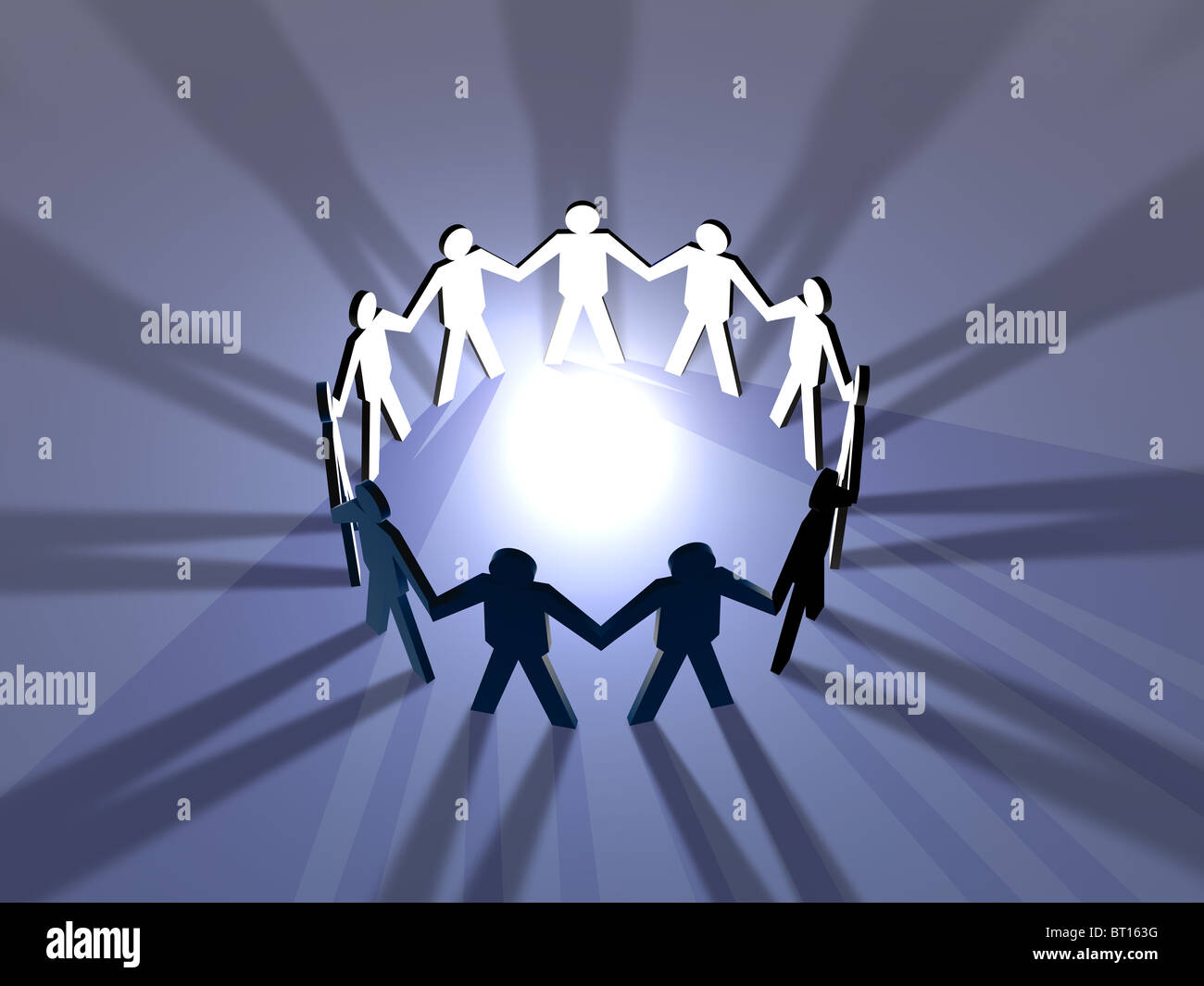 Power of Teamwork Stock Photo - Alamy