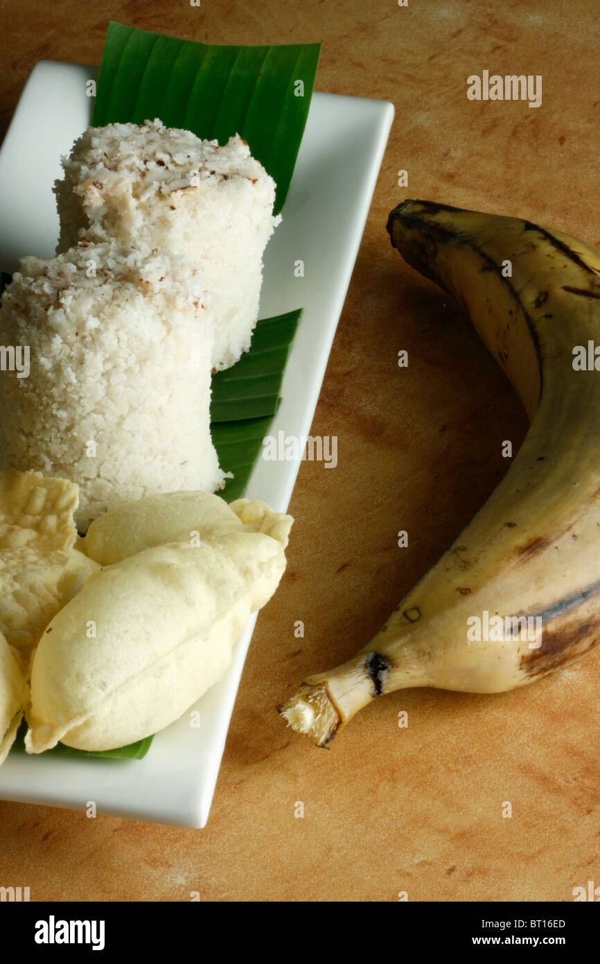 Puttu papad is pure Vegetarian dish which is prepared from rice served ...