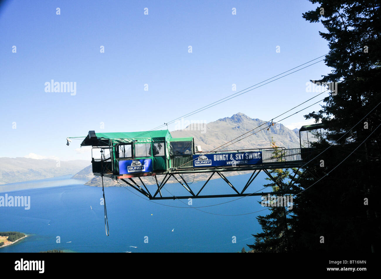 New Zealand, South Island, Queenstown Bungee Jumping Stock Photo - Alamy