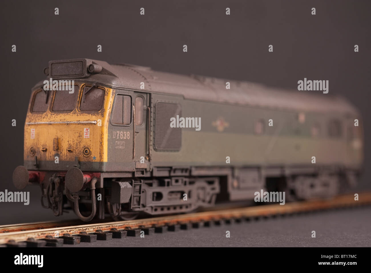 Class 25 Bo Bo Diesel Locomotive, BR Two Tone Green Livery Stock Photo ...