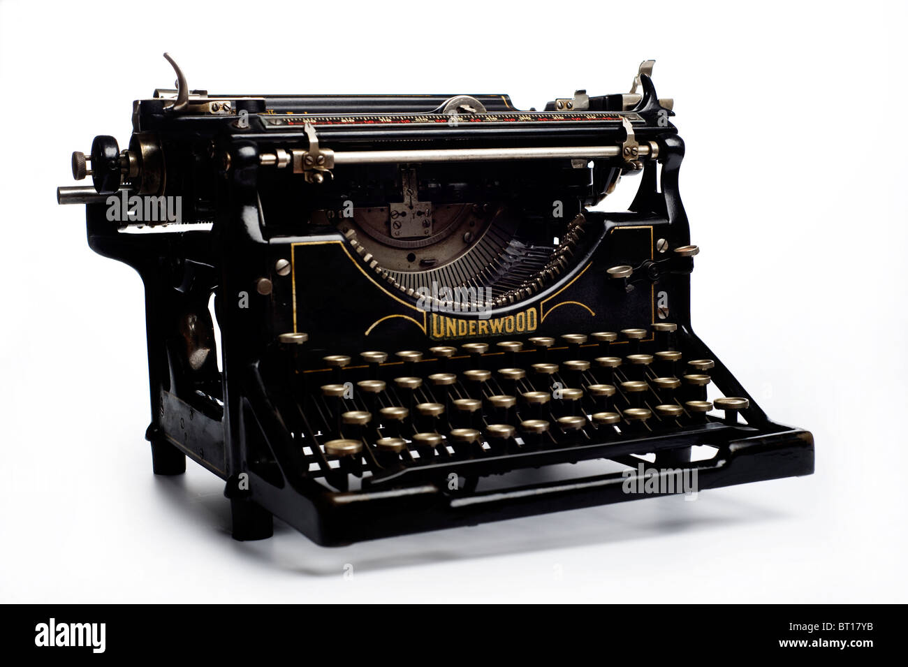 1920' Underwood mechanical typewriter n.5 Stock Photo - Alamy