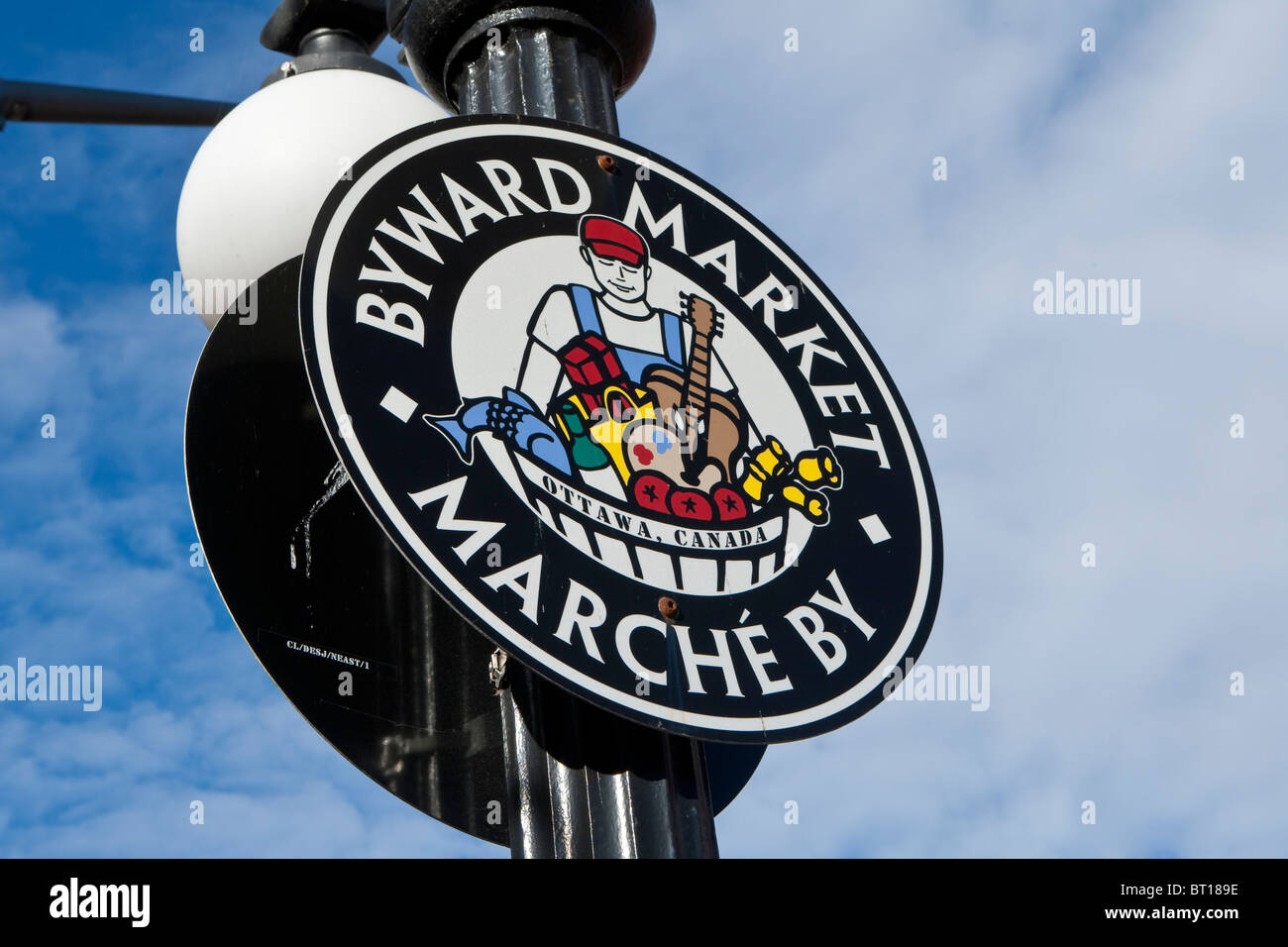 Byward Market logo is seen In Ottawa ByWard market Stock Photo - Alamy