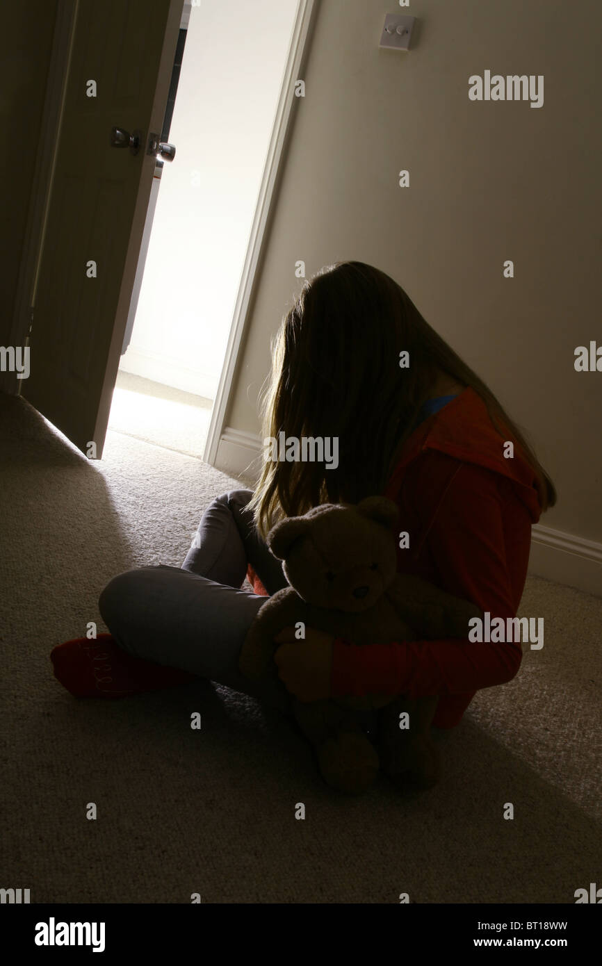 Child Depression Silhouette High Resolution Stock Photography and ...