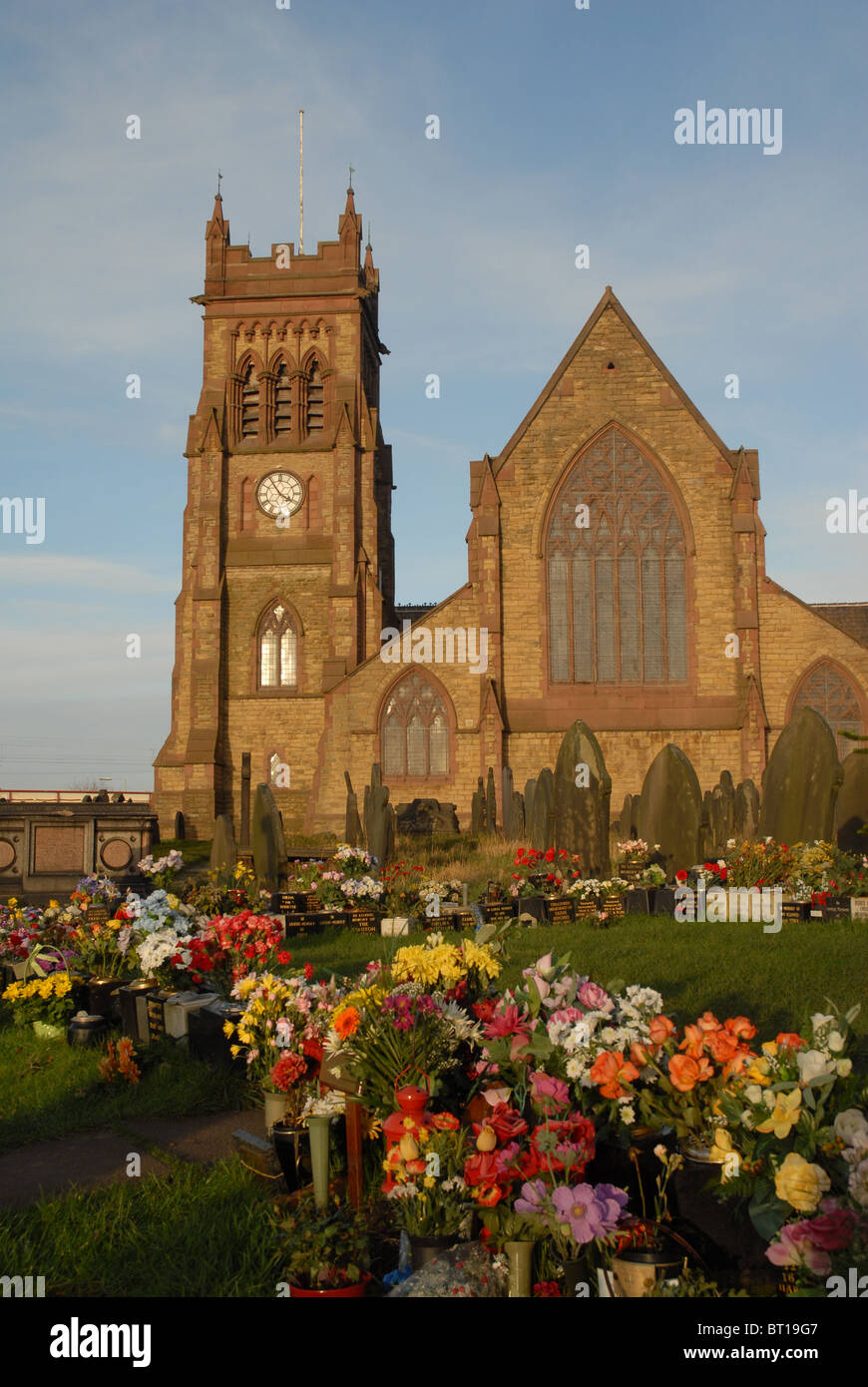 The parish Church of St Michael, Garston, Liverpool, Merseyside ...