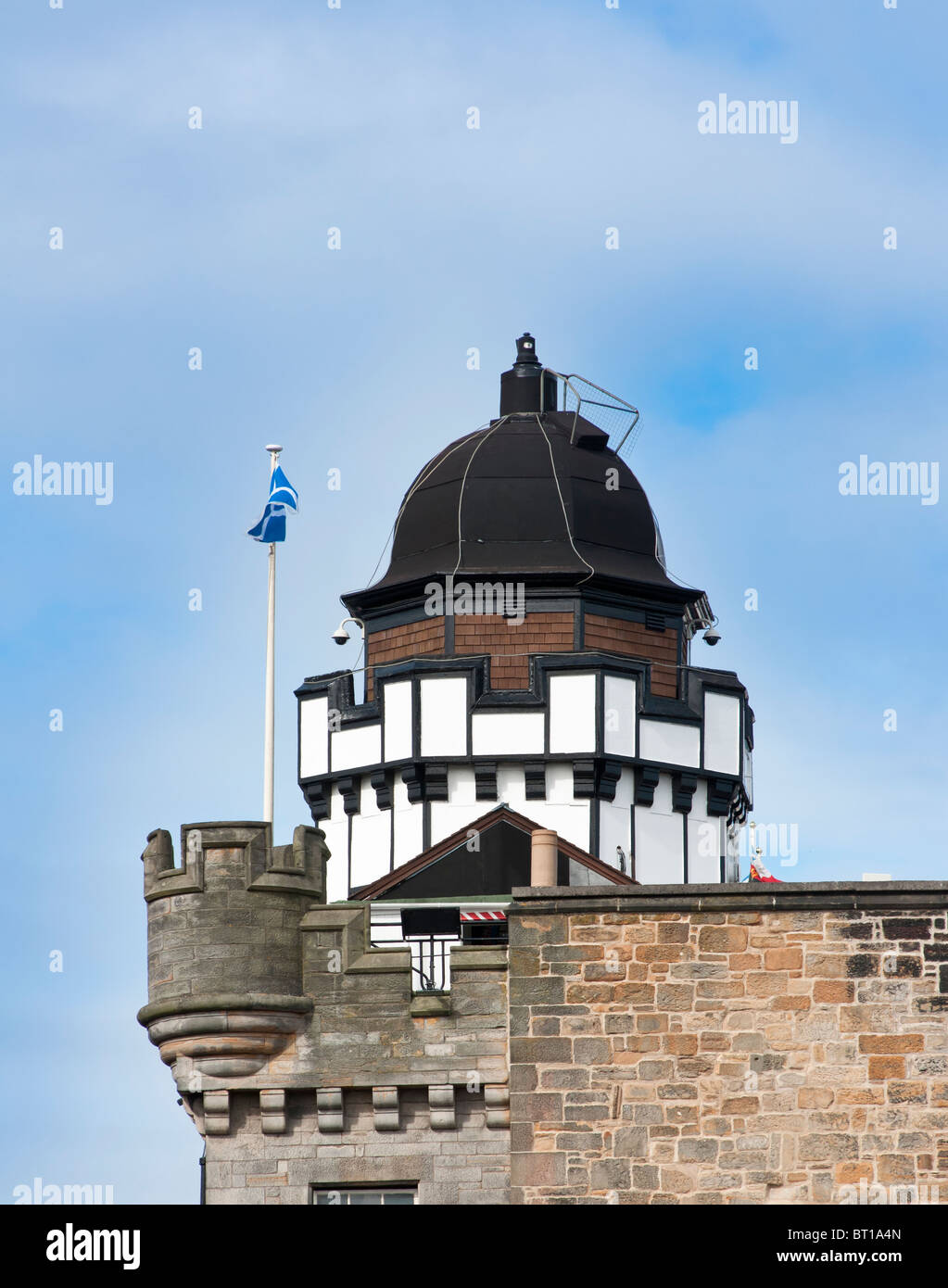 Edinburgh's Outlook Tower and Camera Obscura. Scotland Stock Photo - Alamy