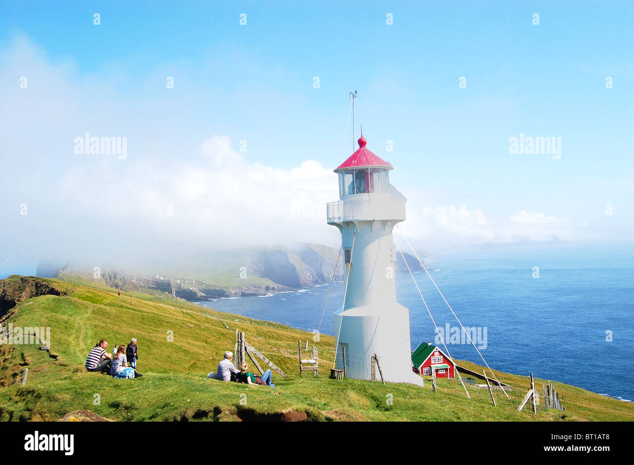 Faroe islands mykines lighthouse hi-res stock photography and images ...