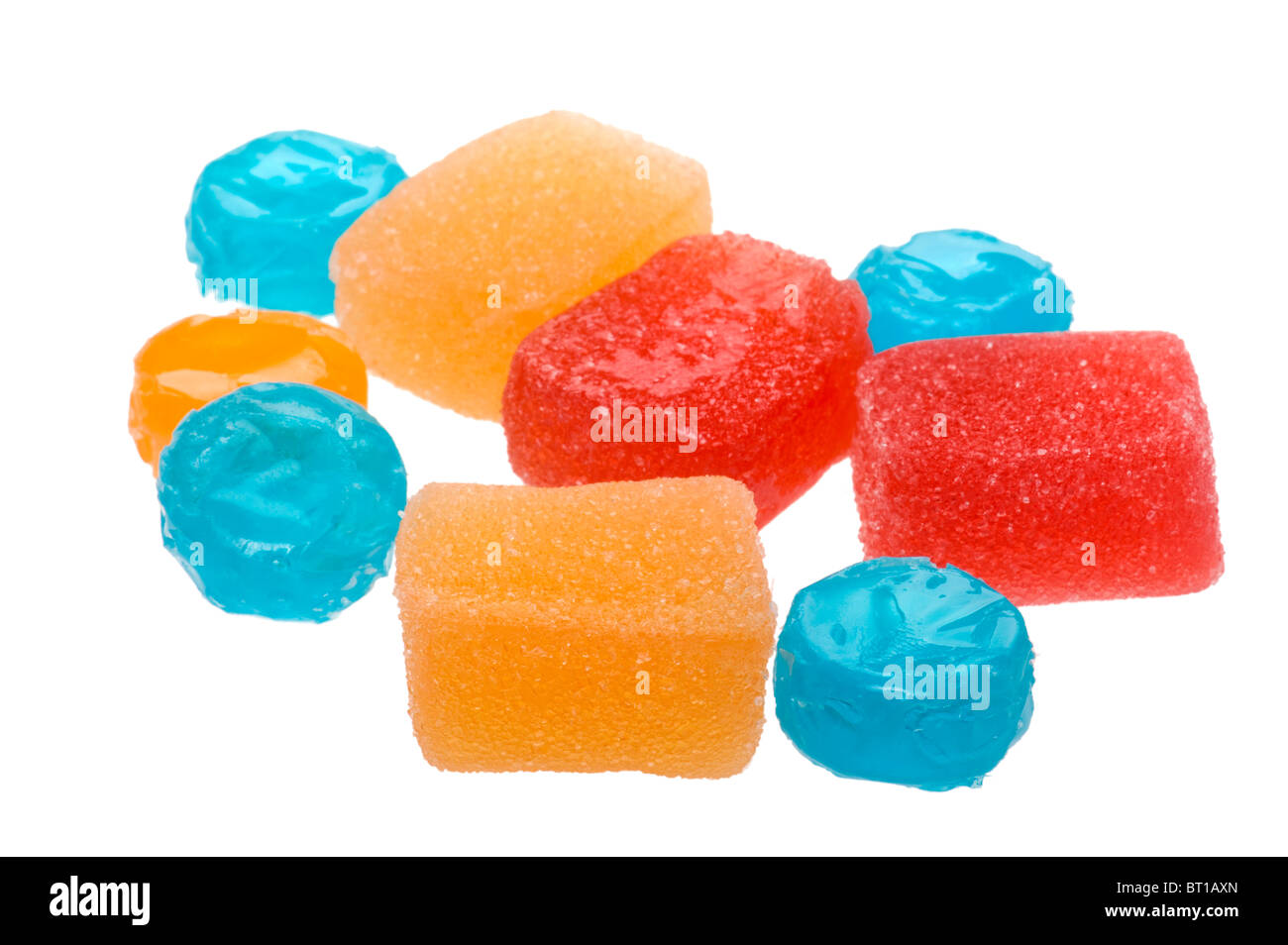 object on white - sweet candy close up Stock Photo - Alamy
