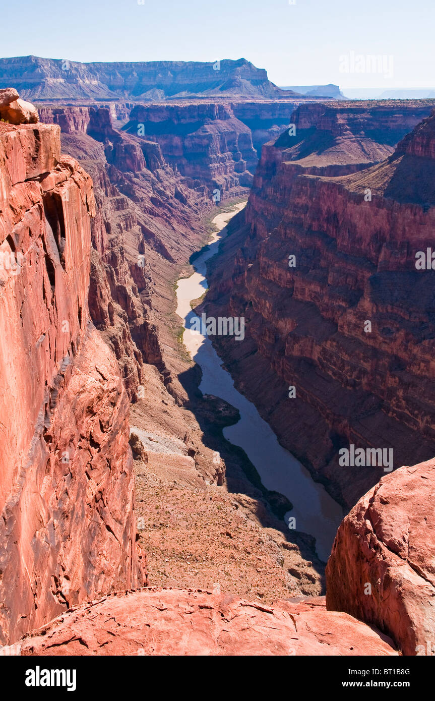 Grand Canyon and Colorado River seen from Toroweap Point, Tuweep Area ...
