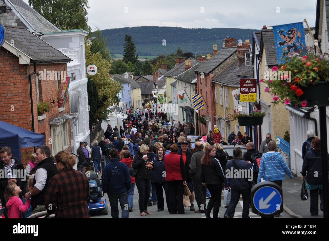 Michaelmas Fair, Bishops Castle Shropshire Stock Photo - Alamy