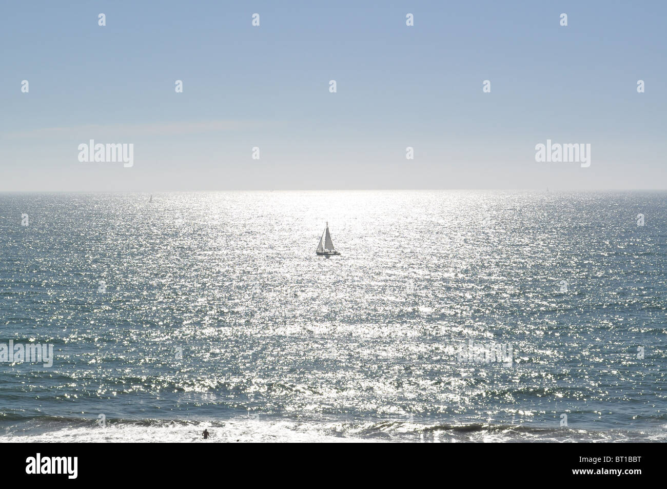 Sailing into the Sunset Stock Photo - Alamy