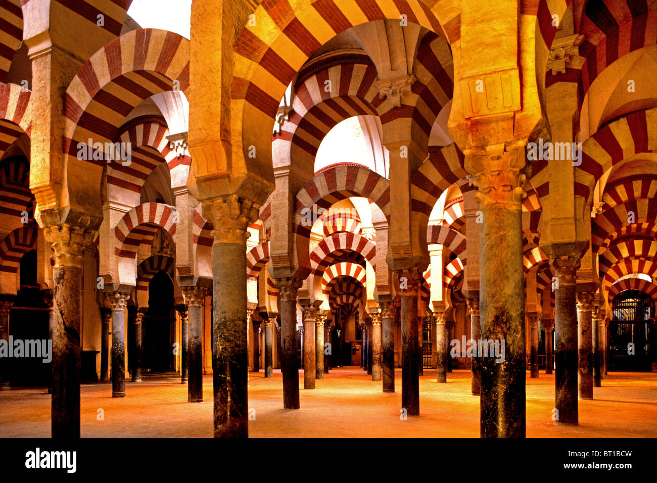 Mezquita Moorish Mosque Church Catholic Cordoba Spain Spanish Stock ...