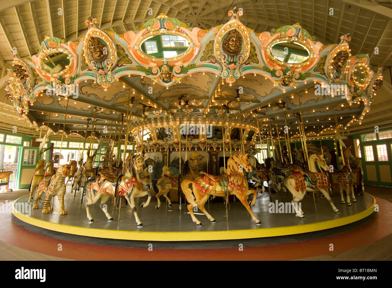 Carousel at Glen Echo Park, Montgomery County, MD Stock Photo - Alamy