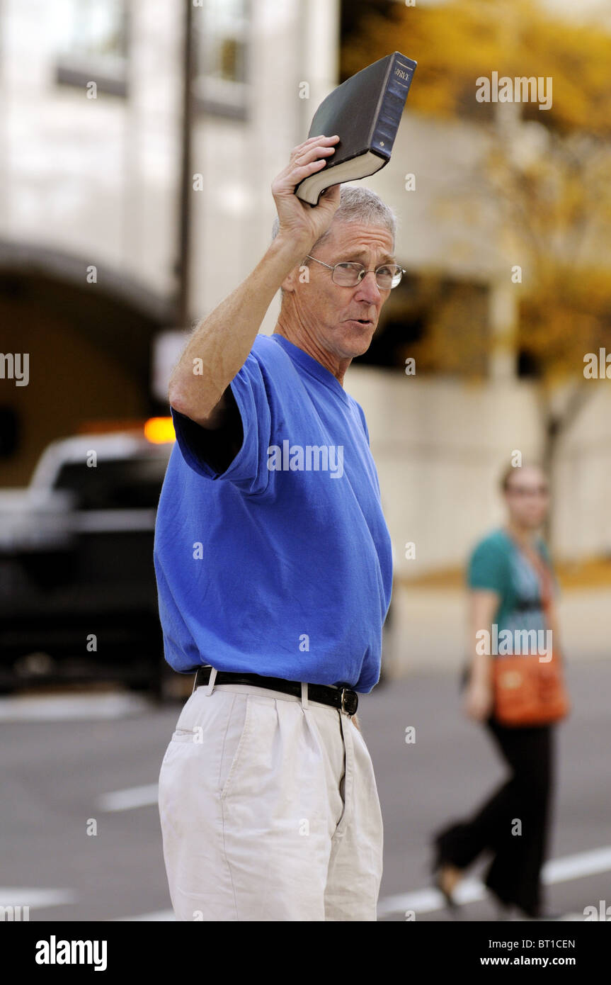 Preaching in the street hi-res stock photography and images - Alamy