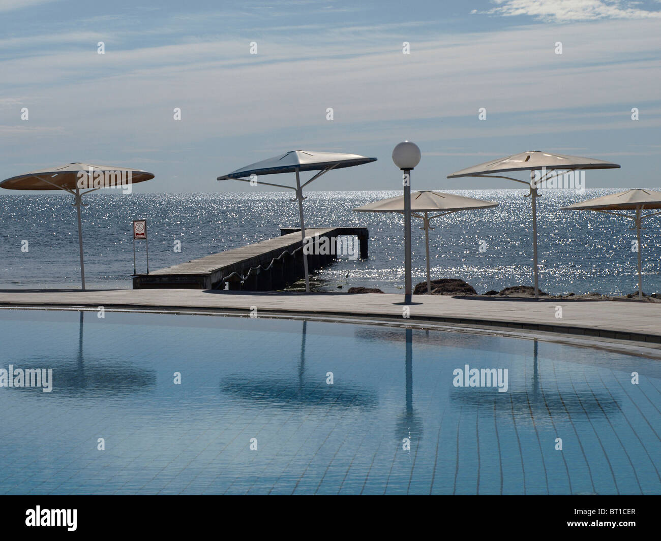 swimming pool near the sea Stock Photo - Alamy