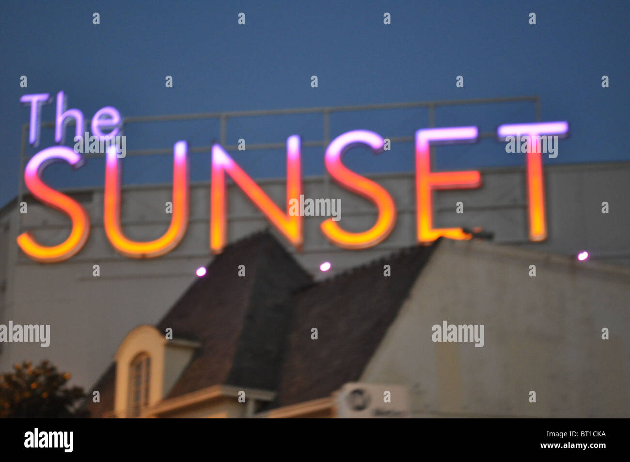 The Sunset on the Sunset Strip in California Stock Photo - Alamy