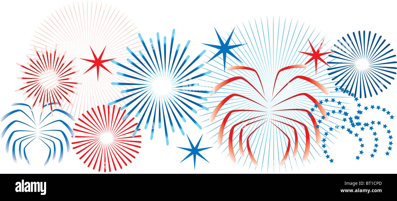 Vector Illustration for the 4th of July Independence. Set of Icons and ...