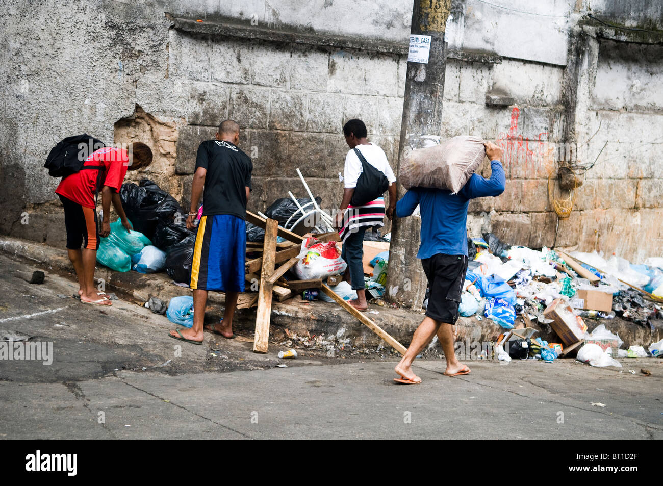 Life in a Favela in Rio Stock Photo - Alamy