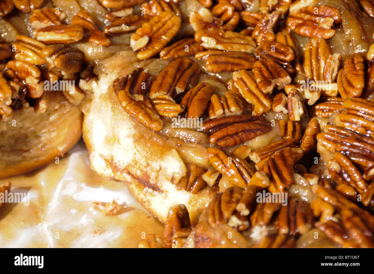 Pecan Covered Rolls Stock Photo - Alamy