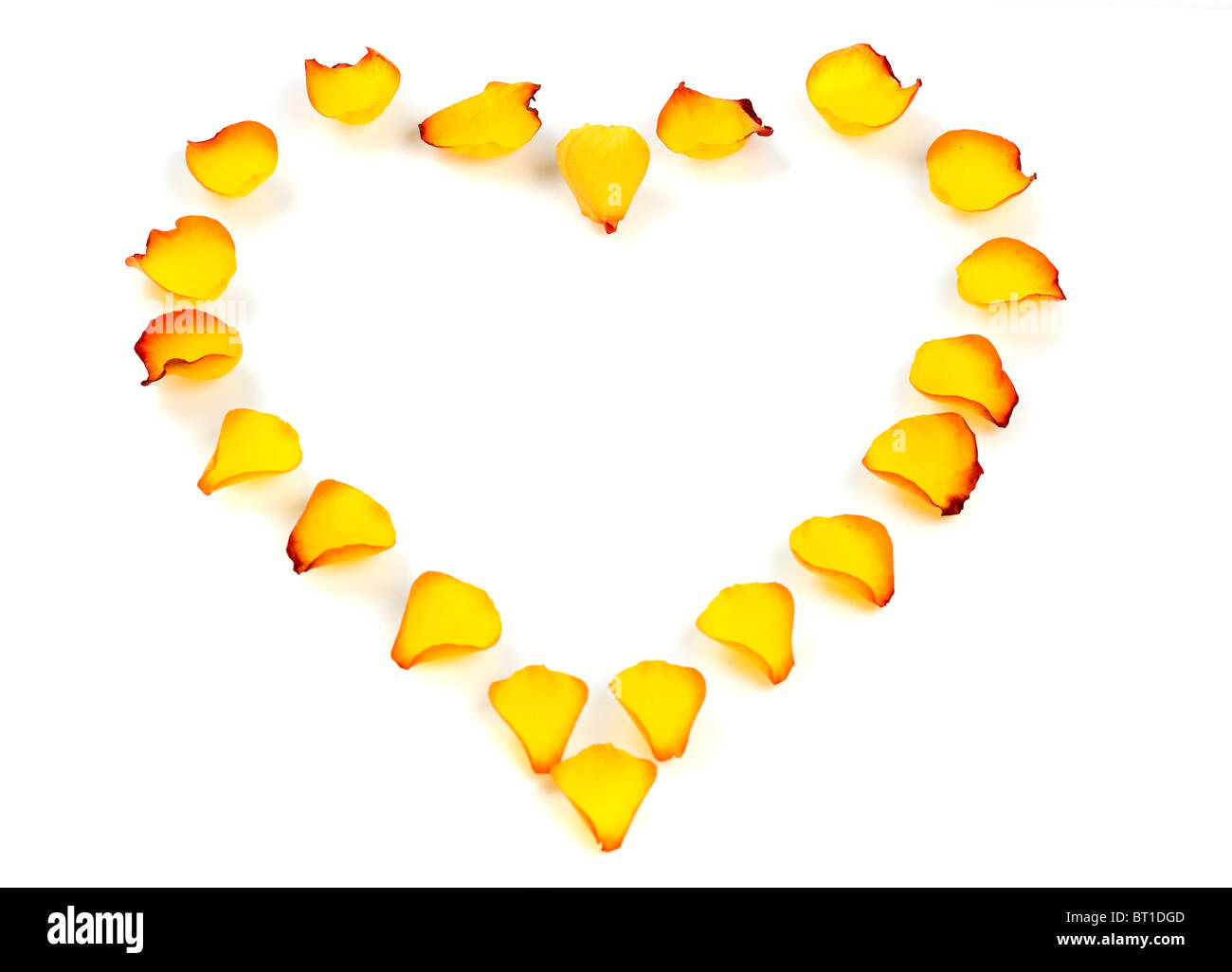 Composition red ribbon heart Cut Out Stock Images & Pictures - Alamy