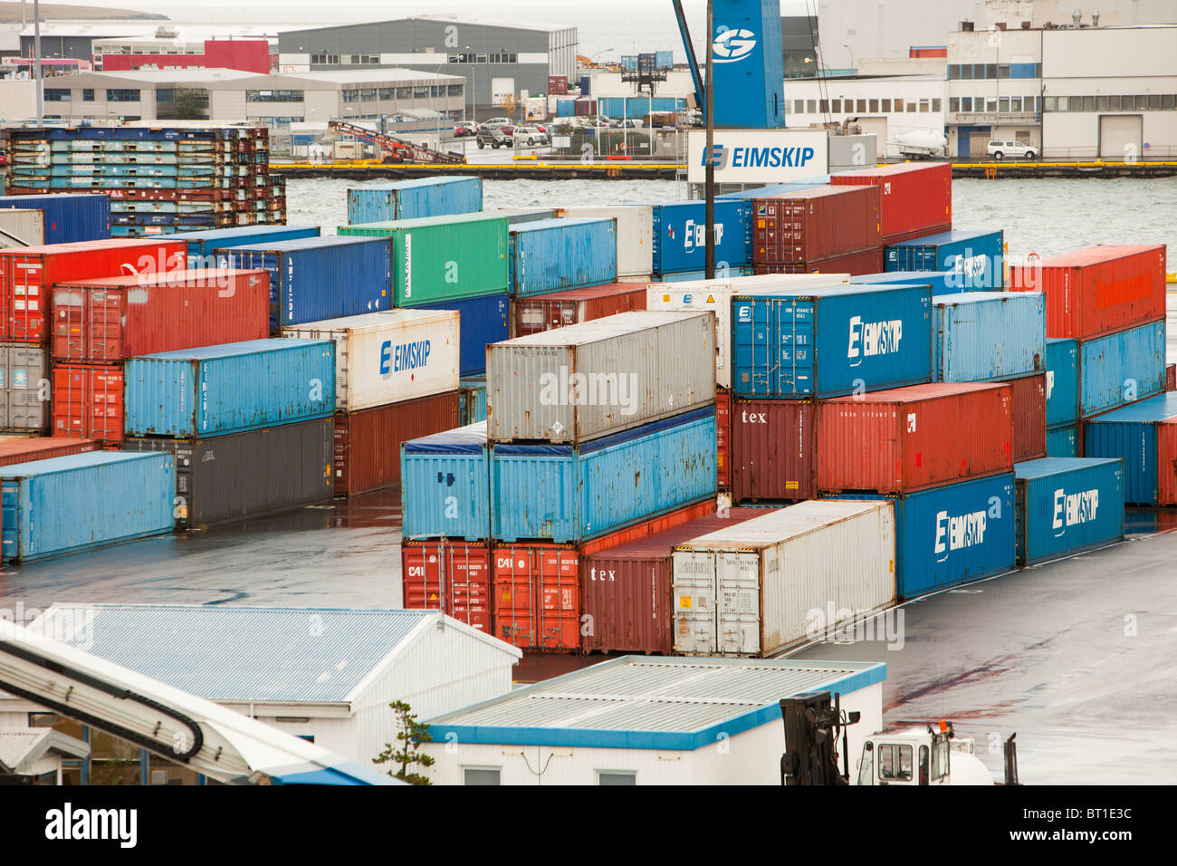 A container port in Reykjavik, Iceland Stock Photo - Alamy