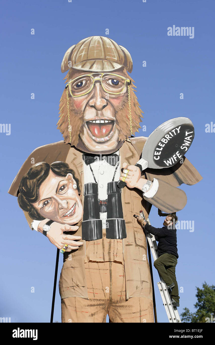Edenbridge Bonfire Society effigy of John McCririck. Picture by James ...