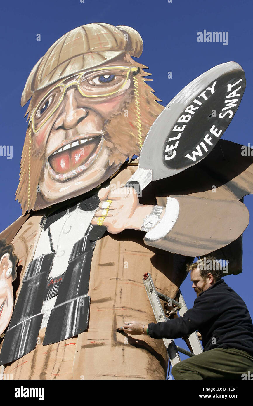 Edenbridge Bonfire Society effigy of John McCririck. Picture by James ...