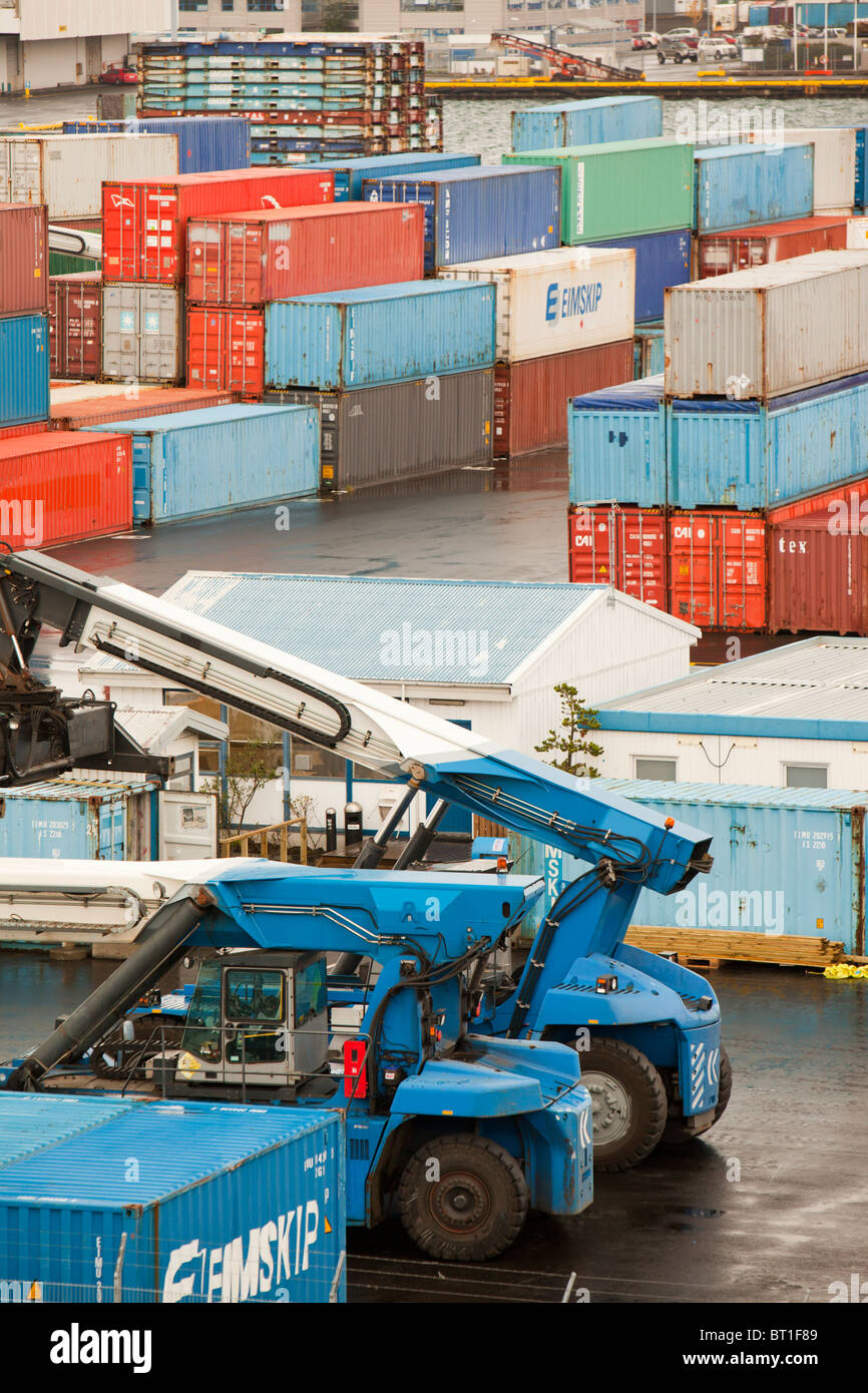 A container port in Reykjavik, Iceland Stock Photo - Alamy
